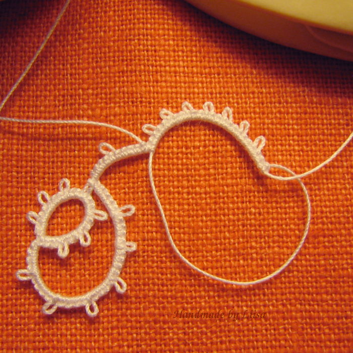 Tatted edging tutorial, käpyilty reunapitsiohje – HandmadebyLiisa