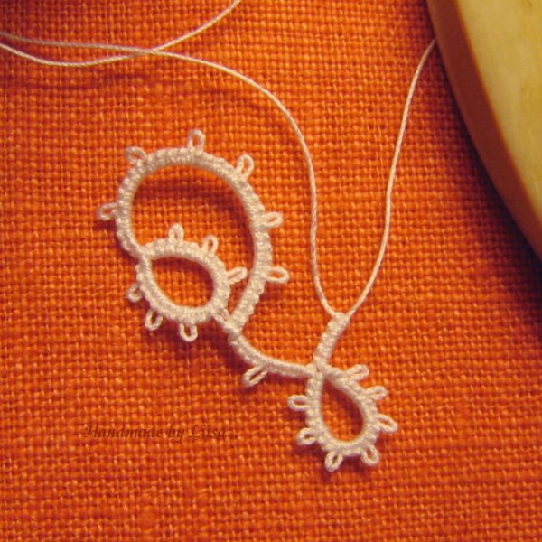 Tatted edging tutorial, käpyilty reunapitsiohje – HandmadebyLiisa