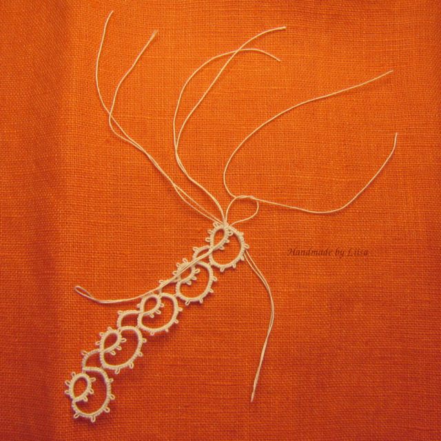 Tatted edging tutorial, käpyilty reunapitsiohje – HandmadebyLiisa